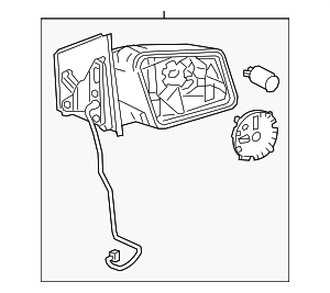 2015-2020 Mercedes-Benz Mirror Assembly - Left 156-810-35-00 | Mercedes ...