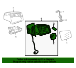 156-810-30-00 - Mirror Assembly - Right 2015-2020 Mercedes-Benz ...