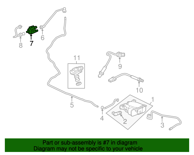 2013-2024 GM Vapor Canister Purge Valve 12632174 GM | GMPartsDirect.com