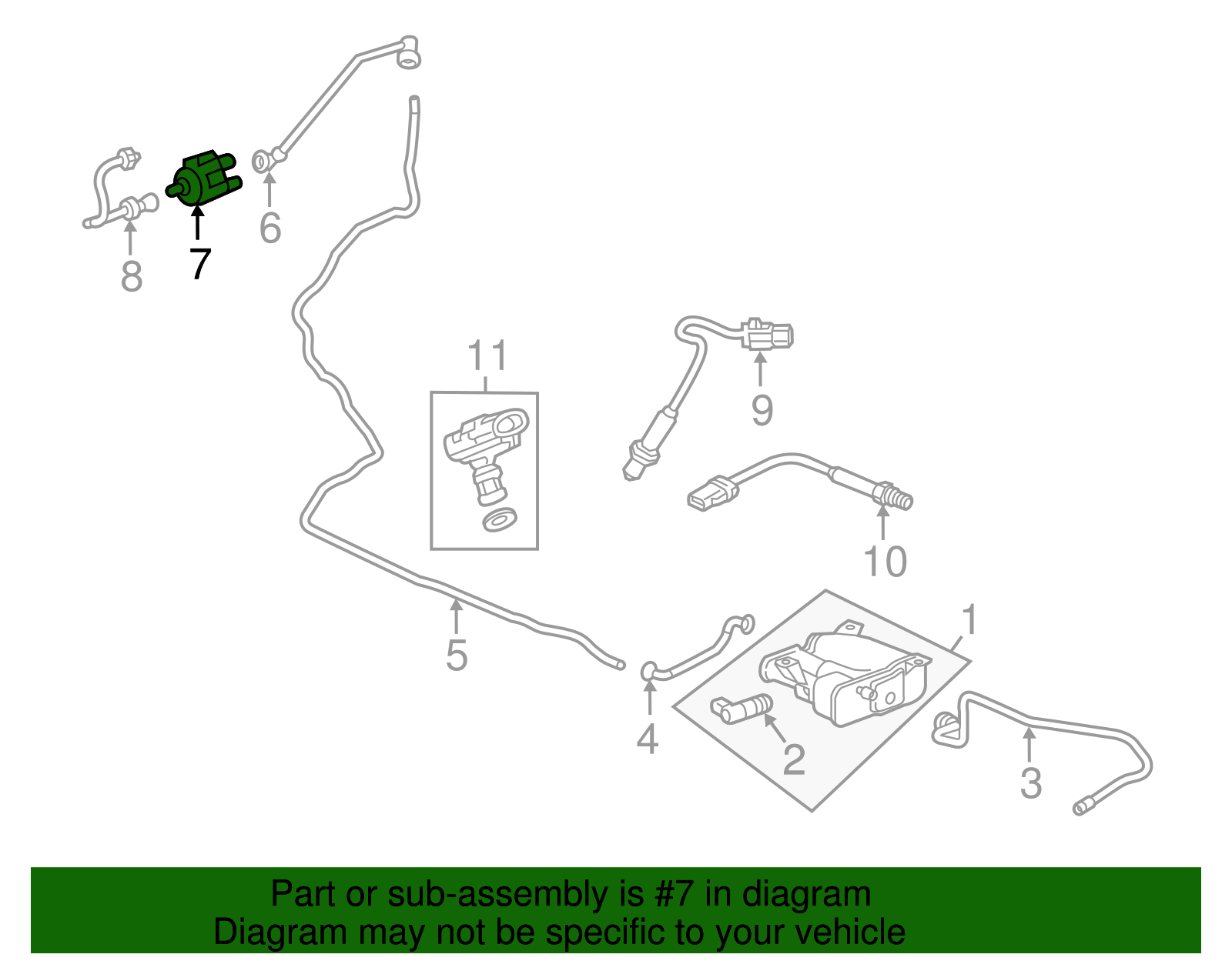 2013-2025 GM Vapor Canister Purge Valve 12632174 GM | GMPartsDirect.com