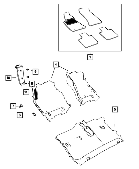 Carpets, Floor Mats, Load Floor, and Silencers for 2015 Dodge Charger ...