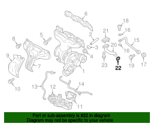 2015-2025 Volvo | Oil Outlet Tube O-Ring | 31478049 | My Swedish Parts
