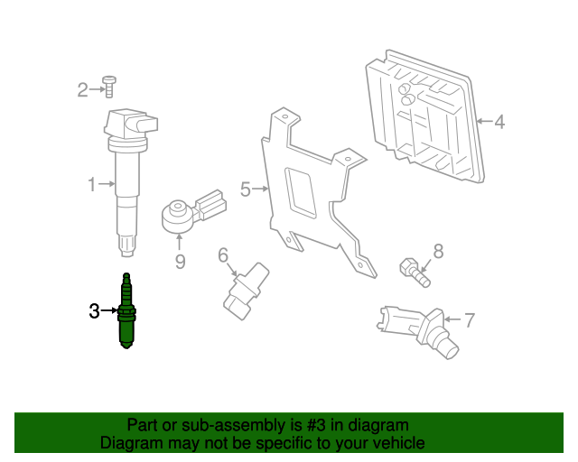 2017-2024 Porsche Spark Plug 9A7-905-606-00 | OEM Parts Online