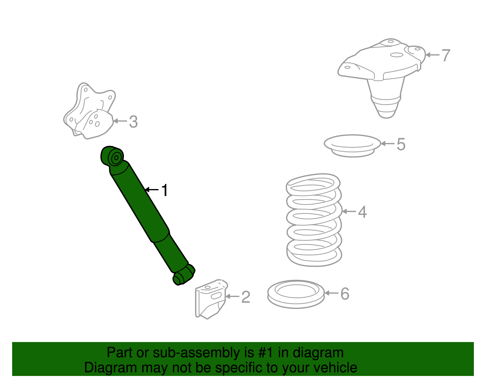 2020-2022 Lexus Shock Absorber 48531-0E440 | Retail Performance Auto Parts