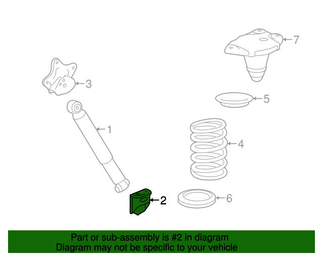 2010-2022 Lexus Lower Bracket 48508-0E010 | OEM Parts Online