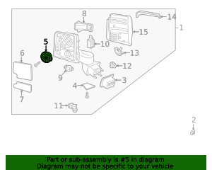 2020-2025 GM Driver Side Outside Rearview Mirror Actuator 84468960 GM ...