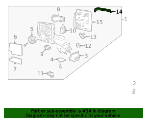 84468911 - Driver Side Door Mirror Housing Upper Cover 2020-2023 GM ...