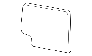 2020-2024 GM Driver Side Door Mirror with Glass and Backing Plate ...