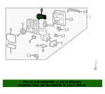 2020-2024 GM Front Passenger Side Clearance Lamp 84468924 GM ...