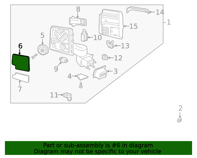 84301411 - Passenger Side Door Mirror with Glass and Backing Plate 2020 ...