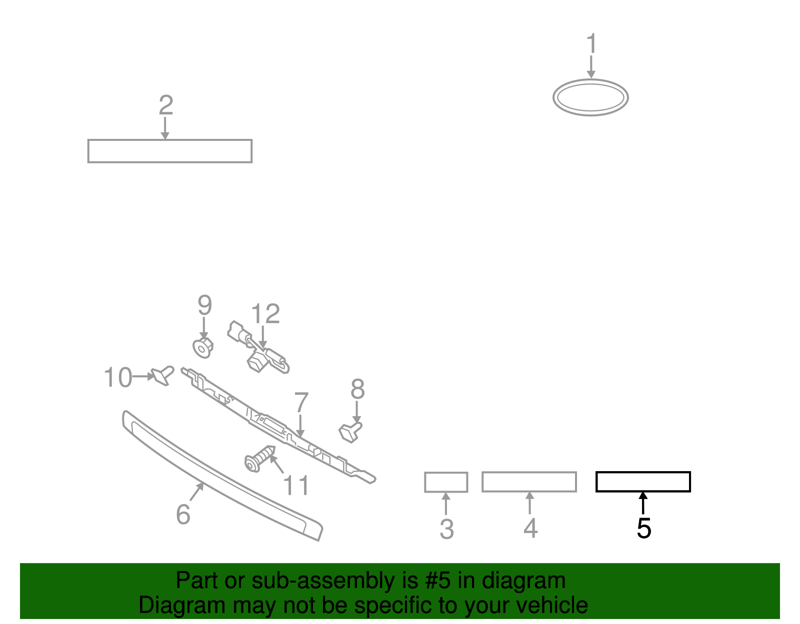 86318-1U000 - Nameplate 2011-2013 Kia Sorento | Kia.Parts Store