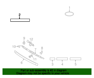 86310-2P000 - Nameplate 2011-2013 Kia Sorento | Kia.Parts Store