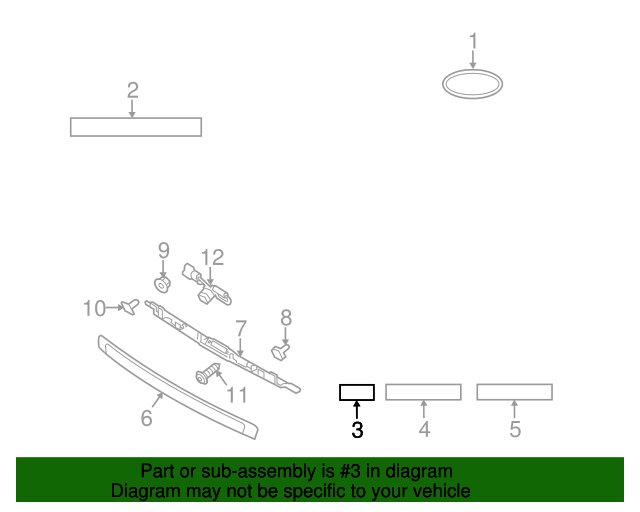 86316-1U000 - Nameplate 2011-2013 Kia Sorento | Kia.Parts Store