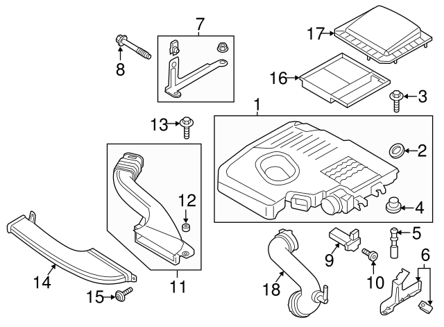 2012-2022 Ford Mass Air Flow Sensor CP9Z-12B579-B | OEM Parts Online
