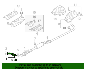 2011-2015 Hyundai Sonata Front Pipe 28610-4R000 | OEM Parts Online