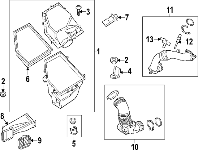 Genuine BMW 13-71-5-A1B-C51 | Air Filter | FREE Shipping on Most Orders ...