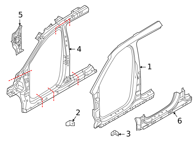 71110-R5000 - Aperture Reinforced 2021-2023 Kia Sorento | Kia.Parts Store