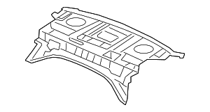 66500-TR6-A50ZZ - Shelf, Rear Parcel - 2013-2015 Honda Civic | Honda ...