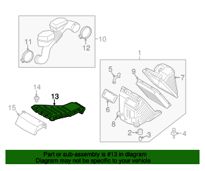 28210-2P650 - Air Duct 2014-2015 Kia Sorento | Kia.Parts Store