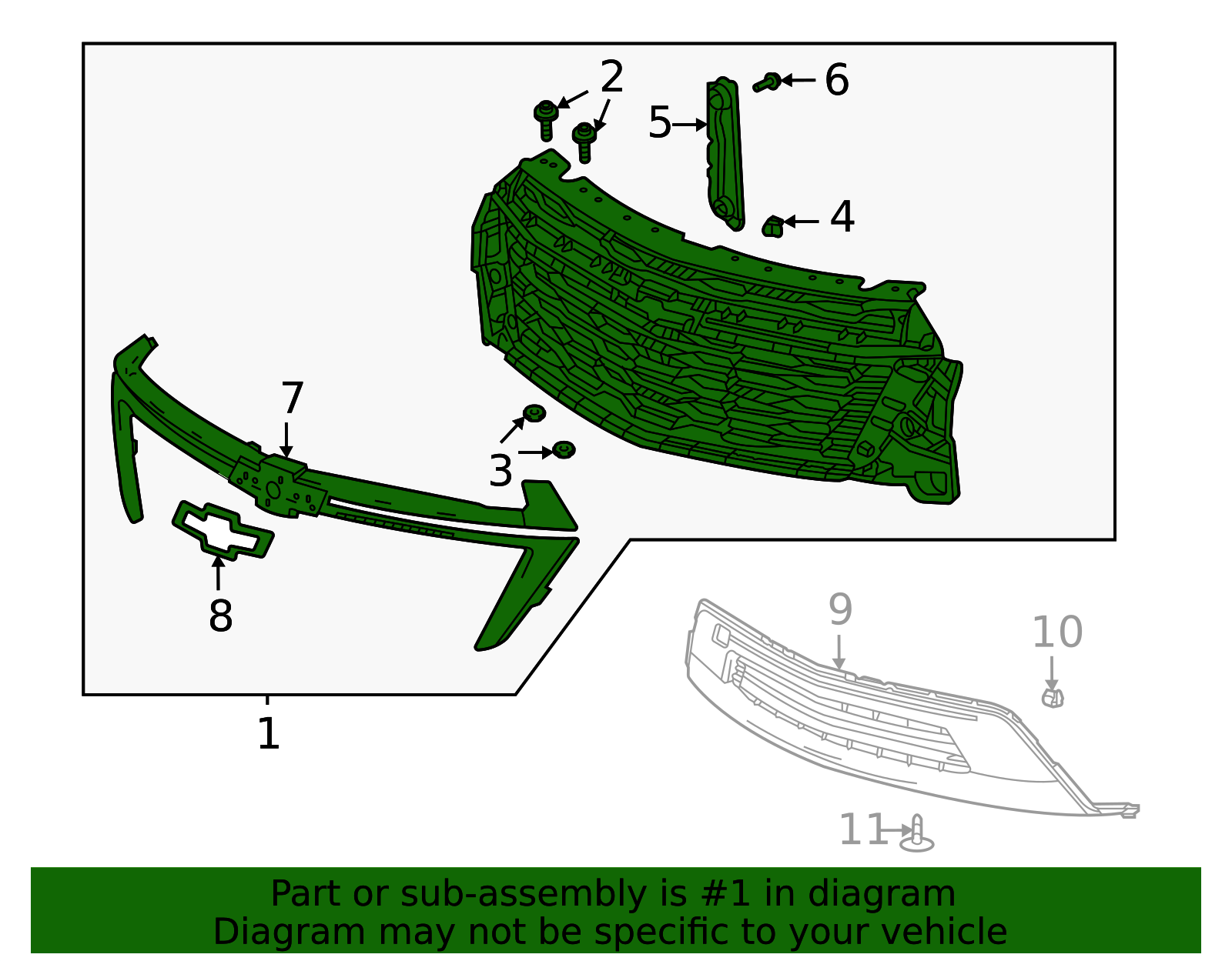 87834501 - F Grille 2022-2024 Chevrolet | Big 3 Auto Parts