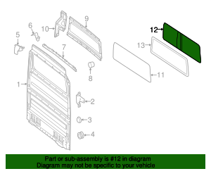 906-670-61-00 - Glass Assembly 2014-2018 Mercedes-Benz | Mercedes-Benz ...