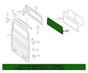901-678-00-10 - Glass Assembly 2014-2018 Mercedes-Benz | Mercedes-Benz ...