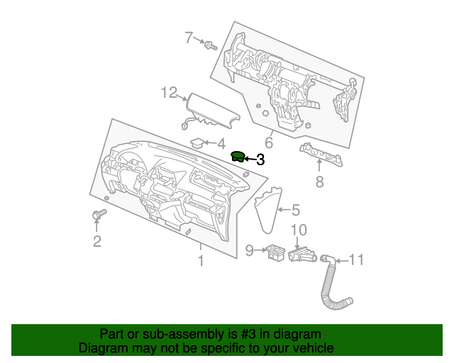 77131-SHJ-A01ZB - Lid, R Tweeter *NH597L* (Dark Atlas Gray) - 2008-2010 ...