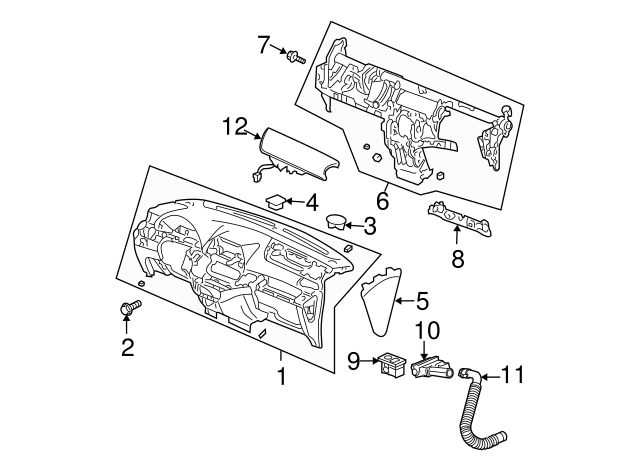 77131-SHJ-A01ZB - Lid, R Tweeter *NH597L* (Dark Atlas Gray) - 2008-2010 ...