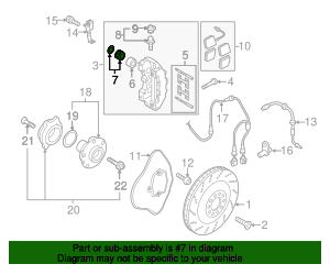 3D0-698-471 - Caliper Seal Kit 2003-2023 Audi | Euro Parts 4 Less