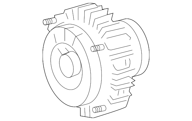 2003-2015 Toyota Engine Cooling Fan Clutch 16210-0P010 | Toyota Parts ...