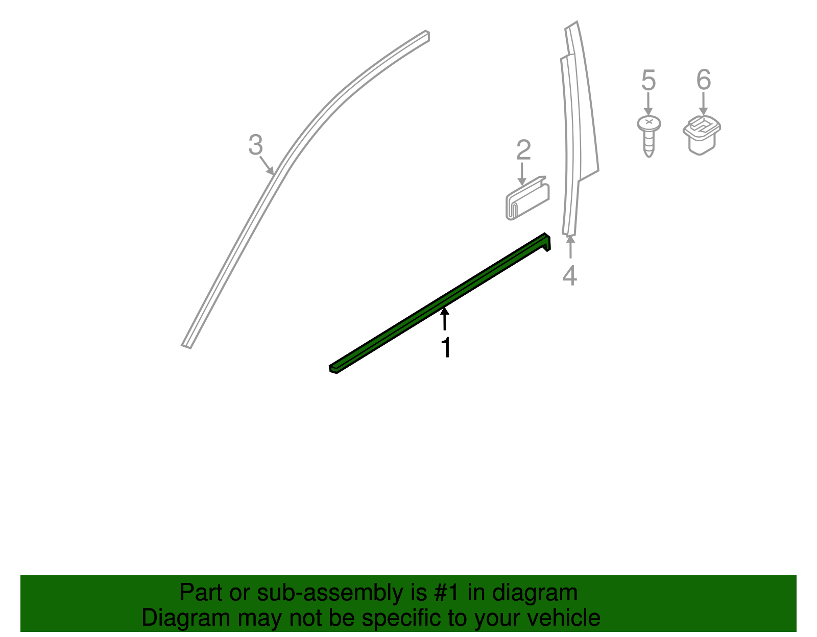51-33-7-336-957 - Belt Molding - 2017-2023 BMW | BMW Parts Exchange