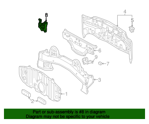 2002-2010 Lexus SC430 Spare Bracket 51938-24010 | OEM Parts Online