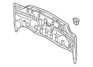 58307-24061 - Panel Below Lid - 2002-2010 Lexus SC430 | DiscMonster