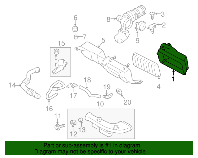 2013-2020 Toyota Air Cleaner Cover SU003-01214 | AutoNationParts.com