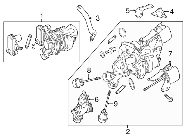651-090-17-07 - Air Duct 2015-2016 Mercedes-Benz | Mercedes-Benz USA Parts