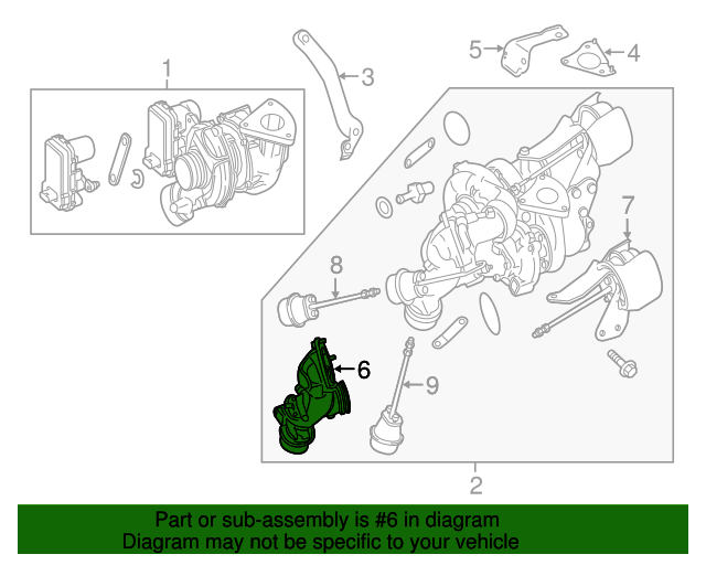 651-090-17-07 - Air Duct 2015-2016 Mercedes-Benz | Mercedes-Benz USA Parts