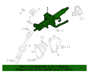 2021-2022 Toyota Sienna Steering Column 45250-08110 | Toyota Parts Center