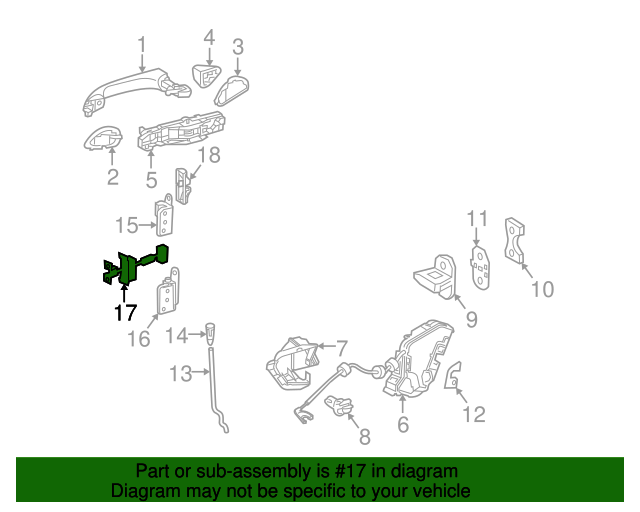 219-730-01-16 - Door Check 2006-2011 Mercedes-Benz | Mercedes-Benz USA ...