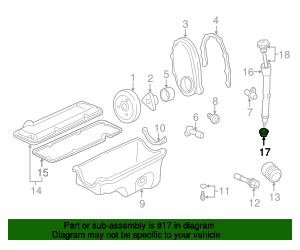 1995-2003 GM Engine Oil Filler Tube Grommet 24576589 | TascaParts.com