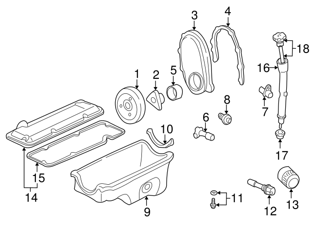 1998-2001 GM Rocker Arm Cover 24577253 | GMPartsNow