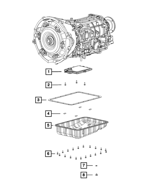 Case, Extension, Oil Pan, and Indicator (Dipstick) for 2014 Ram 3500 ...