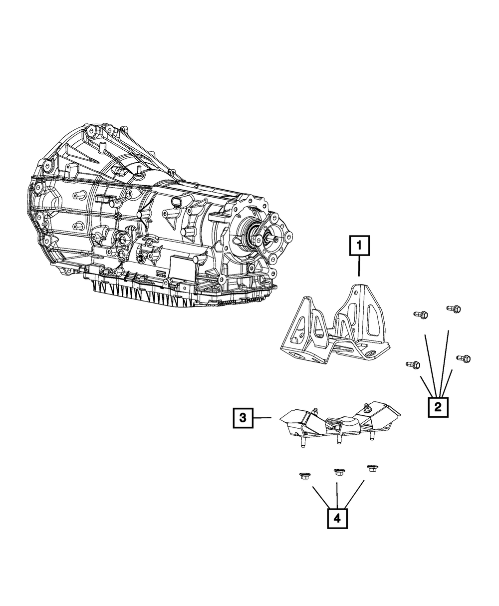 2019-2025 Ram 1500 Transmission Mount Bracket 68264801ab | TascaParts.com