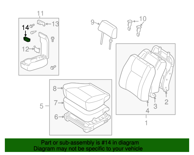 Coin Holder - Toyota (55450-0C010) | Toyota Parts