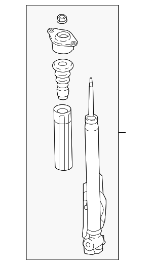 2018-2022 Ford EcoSport Shock Assembly GN1Z-18125-AX | AutoNationParts.com