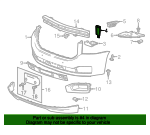 2015-2020 GM Front Driver Side Bumper Fascia Support Brace 22829663 GM ...