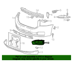 2015-2020 GMC Passenger Side Front Fog Lamp Bezel 22936427 GM ...