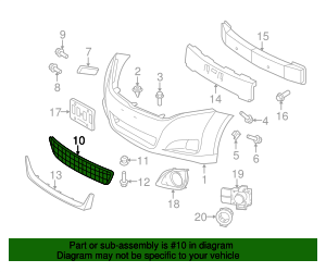 2013-2015 Toyota Venza Grille 53112-0T021 | AutoNationParts.com