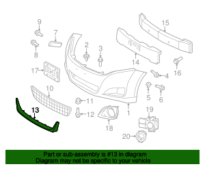 52711-0T010 - Molding 2013-2015 Toyota Venza | Ourisman Toyota Parts