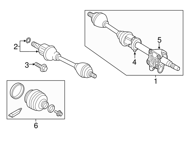Genuine Axle Assembly for 2015-2018 Volvo | Part# 36010214 | Over 30% ...