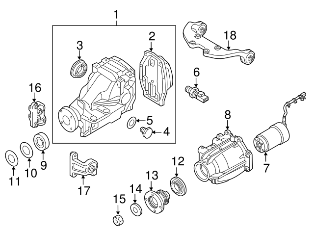 2007-2015 Mazda Differential Assembly MA28-27-020E | TascaParts.com